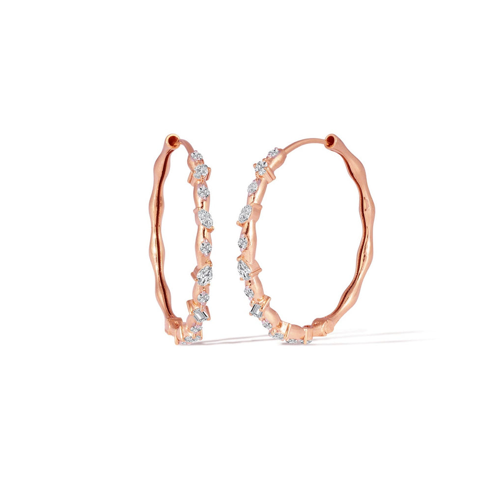 Lab-Grown Fancy Diamond Hoops | DiAi Designs