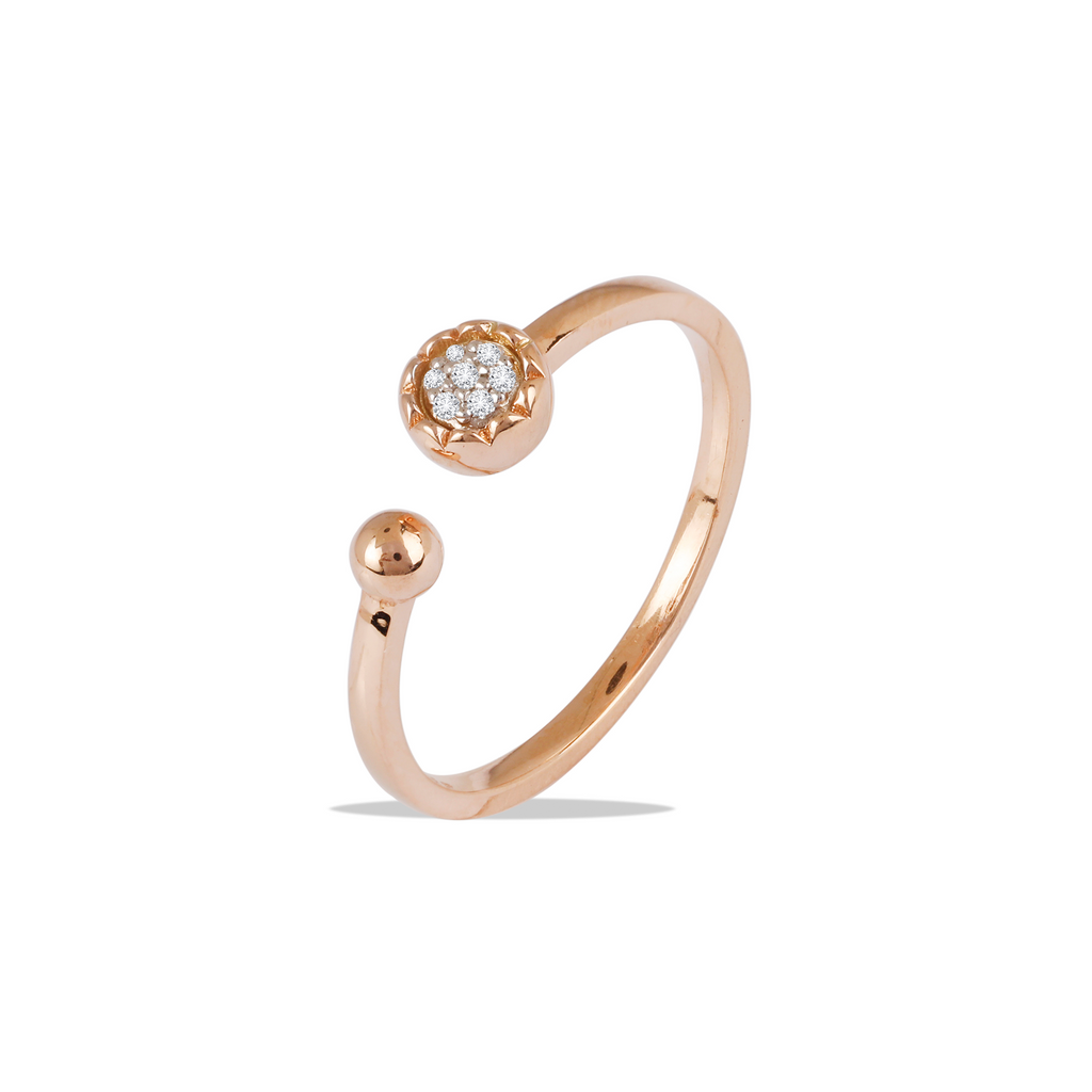 Lab-Grown Meet Me Halfway Diamond Ring | DiAi Designs
