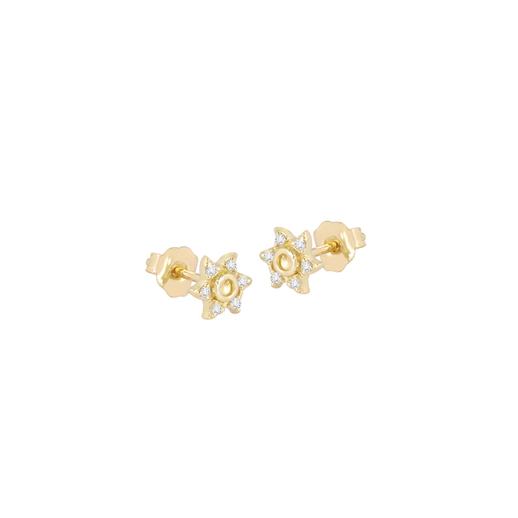 Lab-Grown Sun Studs | DiAi Designs